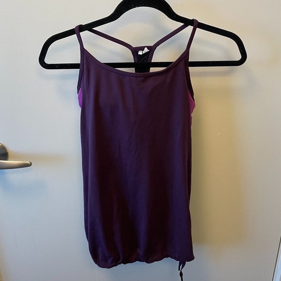 Fabletics | Tops | Fabletics Norwalk Tank With Attached Bra Purplepink Xs | Poshmark